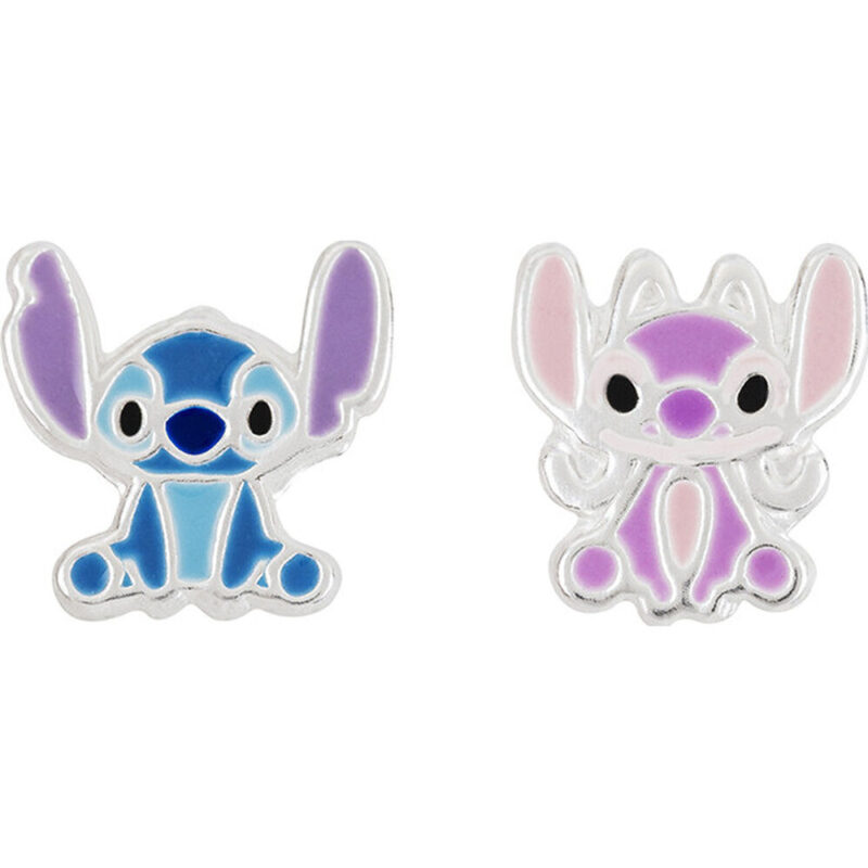 Disney Stitch & Angel sterling silver earrings - FiguraNet - Figura ...