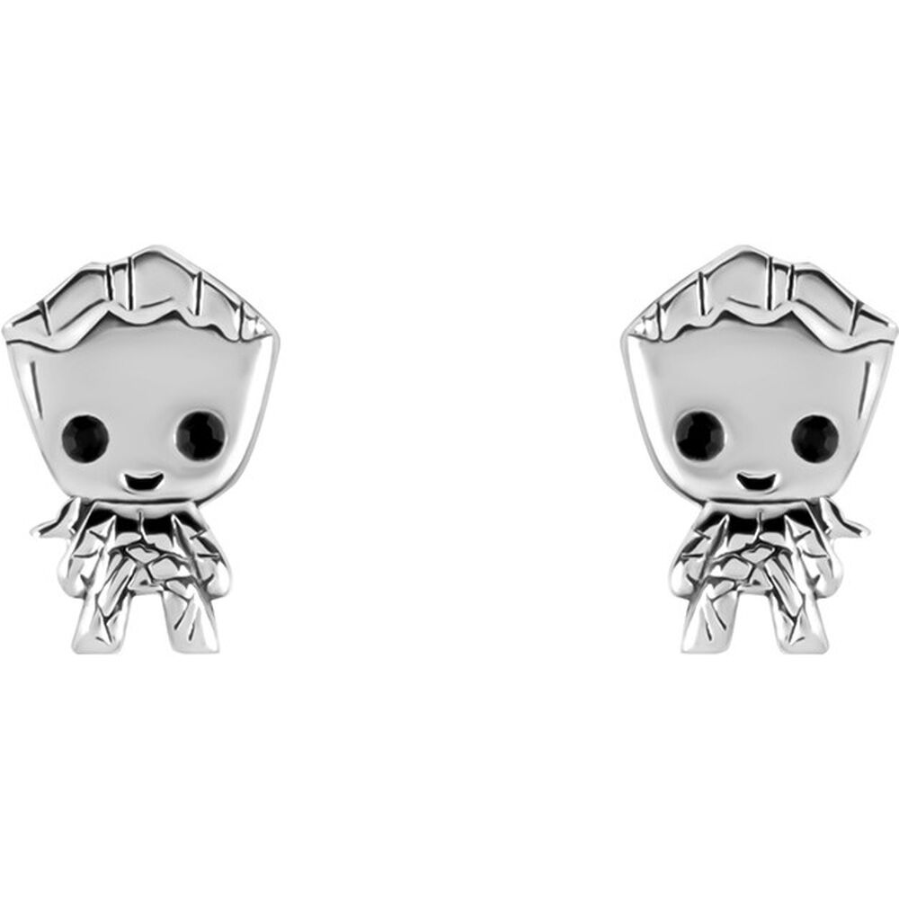 Marvel Guardians of the Galaxy Groot sterling silver earrings ...